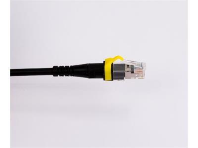 PatchSee PatchClip codage couleur des connecteurs - Jaune - Boite de 50pcs (JA/PC)