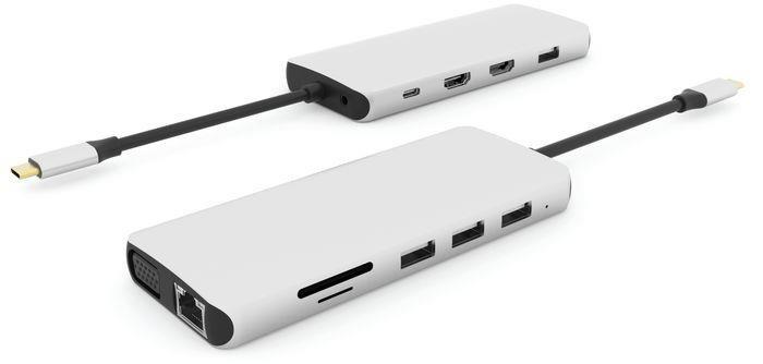 eSTUFF Single USB-C Dock - station d'accueil - USB-C 3.2 Gen 1 - VGA ...