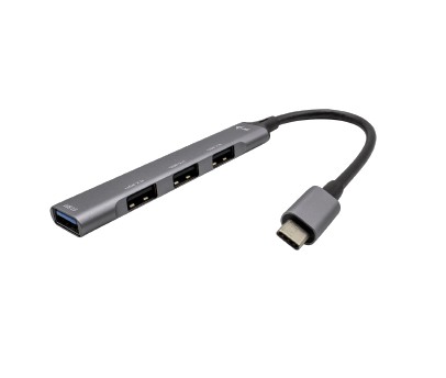 I-Tec - concentrateur (hub) - 4 ports (C31HUBMETALMINI4)