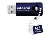 Integral Crypto Dual - clé USB - 4 Go (INFD4GCRYDL3.0140-2)