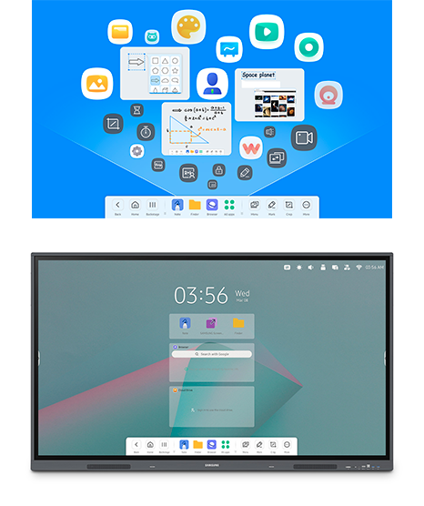Découvrez les écrans 65'' et 75'' Samsung ENI Android